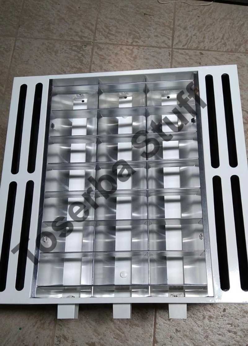 Jual KAP LAMPU RM DIFFUSER AC LUBANG HAWA 3X18 ISI 3 LAMPU PANJANG 60CM ...