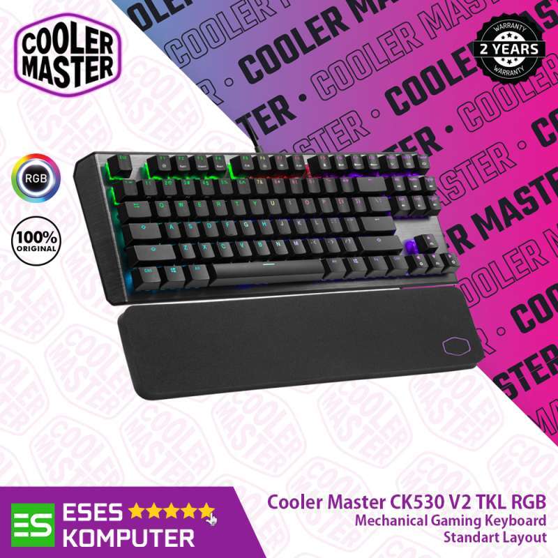 Jual Keyboard Cooler Master CK530 V2 TKL RGB | Mechanical Keyboard Gaming di Seller ESES ...