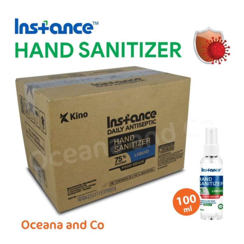 Promo Instance Hand Sanitizer Spray/Liquid 100 mL Botol 1 DUS ISI 24 ...