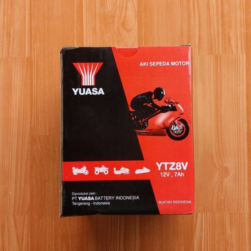 Promo AKI MOTOR YAMAHA R25 MT25 YUASA YTZ8V ORIGINAL AKI KERING Diskon 23% di Seller Alice ...