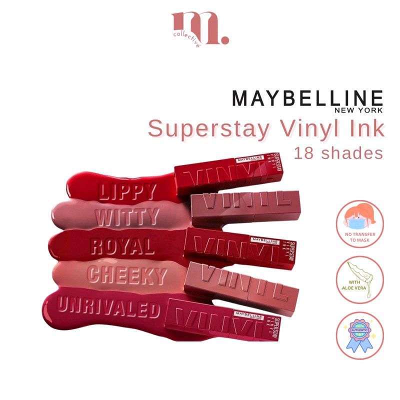 Jual Maybelline Superstay Super Stay Vinyl Ink Lip Cream Lipstick di ...