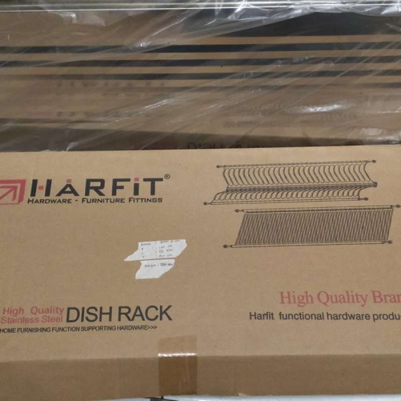 Jual Rak Piring Gelas Gantung Stainless Harfit / Dish Rack Ukuran 100 ...