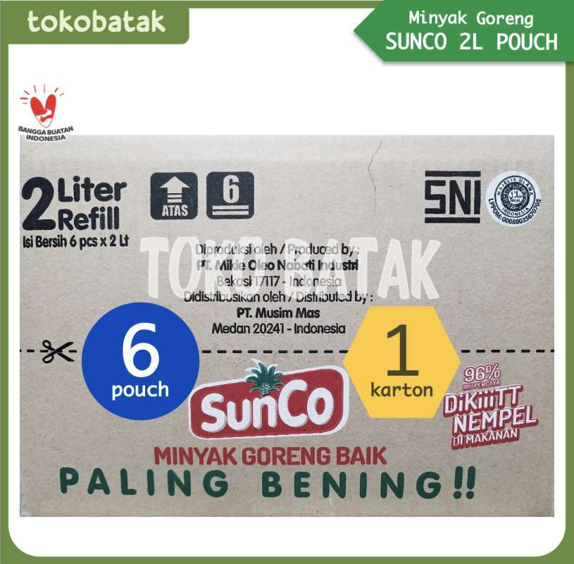 Promo Sunco 500 Ml Minyak Goreng [24 Pouch] Diskon 17% Di Seller Toko ...