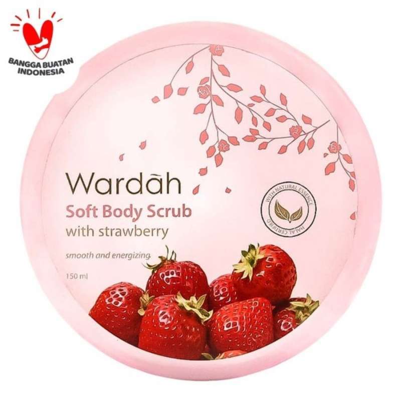 Promo Wardah Soft Body Scrub 150 ml Strawberry Diskon 20% di Seller ...