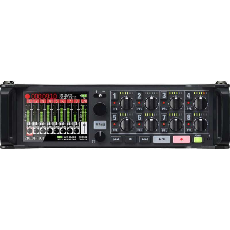 Jual Zoom F8n Pro Multitrack Field Recorder With Mixer Audio 8-input Di ...