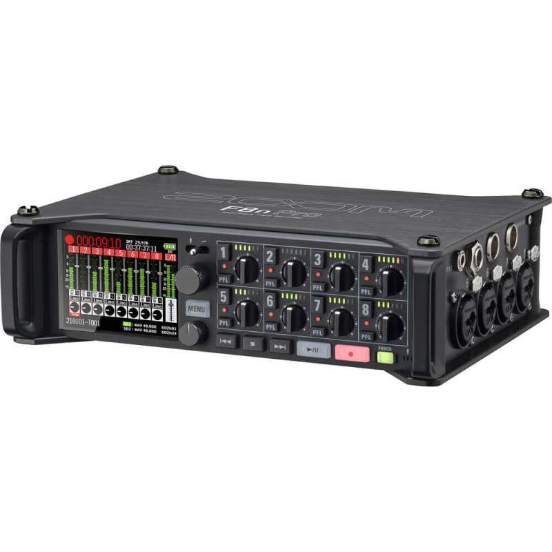 Jual Zoom F8n Pro Multitrack Field Recorder With Mixer Audio 8-input Di ...
