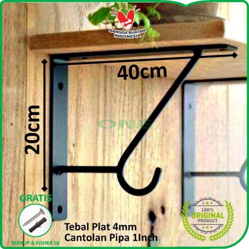 Jual Siku Besi Ambalan untuk Rak Buku Rak Serbaguna di Seller One ...