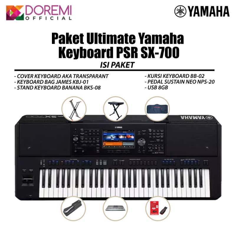 Jual Paket Ultimate Keyboard Yamaha PSR SX-700 / Keyboard PSR SX-700 ...