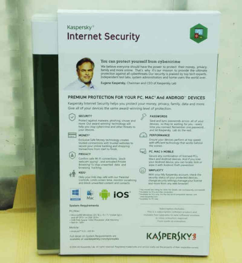 Jual Antivirus Kaspersky Internet Security 2021 Original 4 Device 2 ...