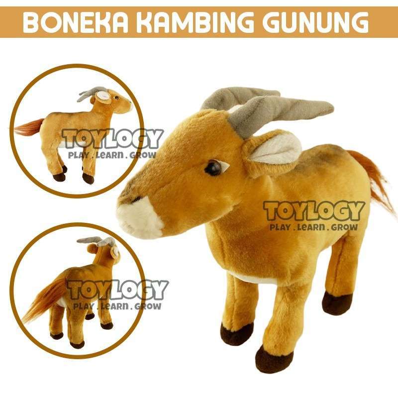 Jual Boneka Kambing Gunung Binatang Mountain Goat Stuffed Plush Doll di ...