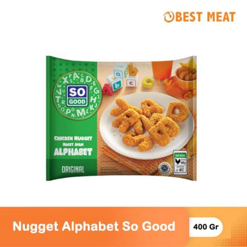 Jual Nugget Ayam Alphabet So Good 400 gr di Seller Best Meat Surabaya ...