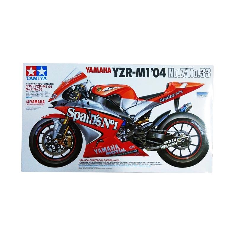 Jual Tamiya Yamaha YZR-M1 04 No.7/No.33 Motorbike Model kits di Seller ...