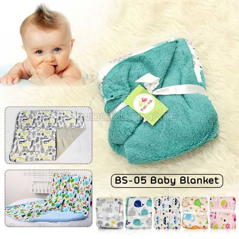 Jual Selimut Bayi Double Fleece Tebal Lembut Selimut Alas New Born ...