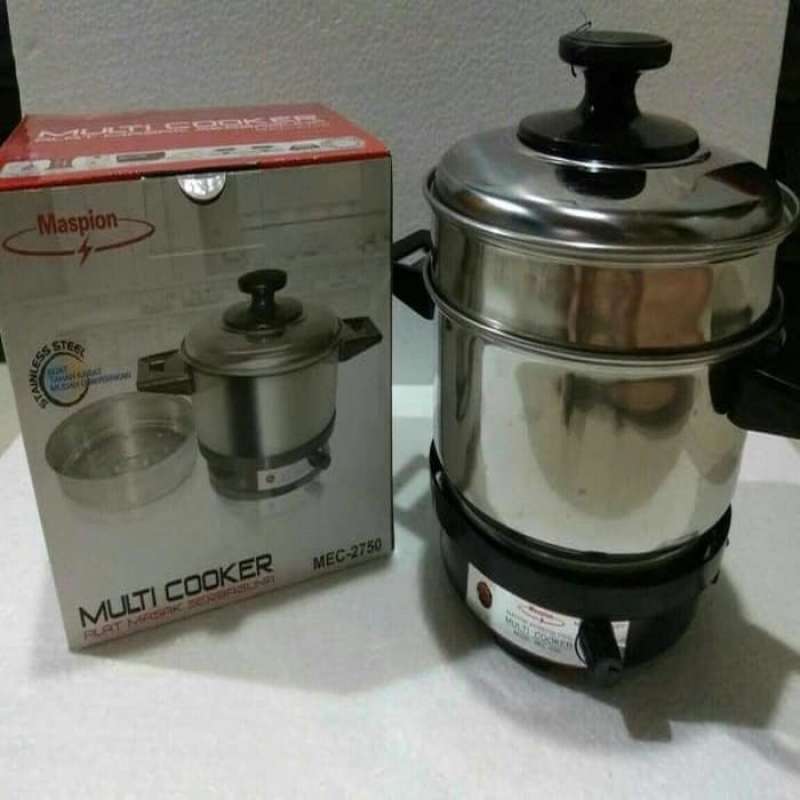 Promo Multi Cooker Maspion Mec-2750 - Panci Listrik Besar 400 W Diskon ...
