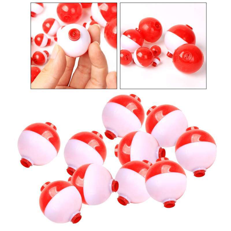 Jual Fishing Bobber Snap-on Push Button Fishing Float Set Tackle 32mm ...