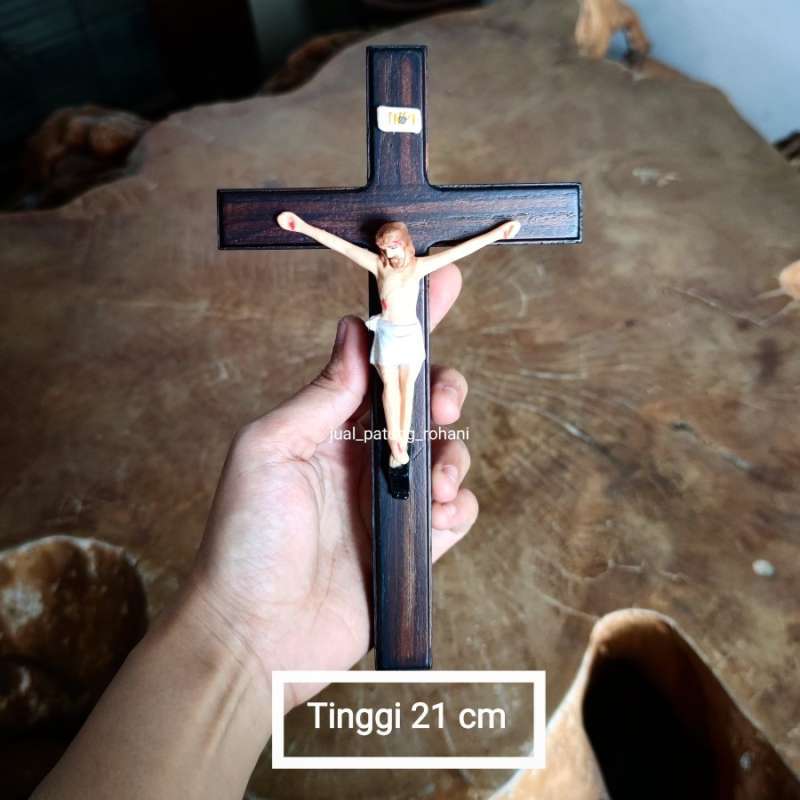 Jual Salib Yesus Dinding atau Gantung Bahan Kayu Jati di Seller ...