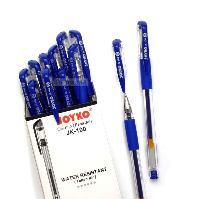 Jual JOYKO Gel Pen JK-100 Pen / Pulpen / Pena jel - Biru - [ Pcs ] di Seller Sarana ATK ...