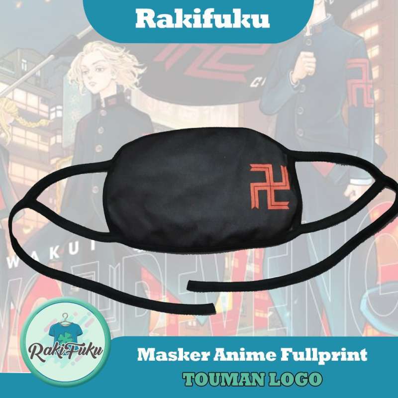 Jual Masker Anime Full Print Logo Touman Tokyo Revengers Bahan Katun ...