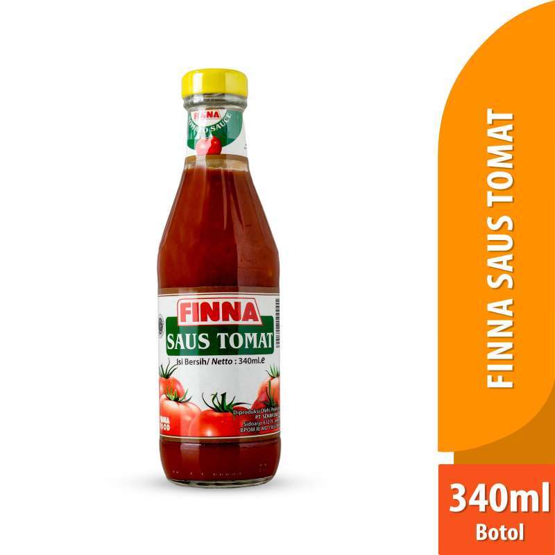 Jual Finna Saos Tomat 340 ml di Seller FINNA FOOD OFFICIAL STORE - Kota ...