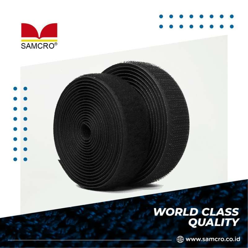 Jual Velcro Tape Samcro-Reguler-Warna Black di Seller Samcro Official ...