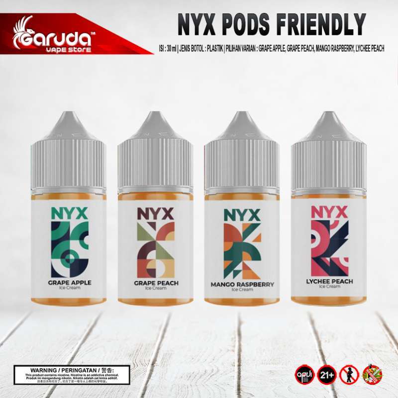 Jual Liquid Saltnic Nyx Hero57 30ml 14mg Bercukai Grape Apple Di Seller ...