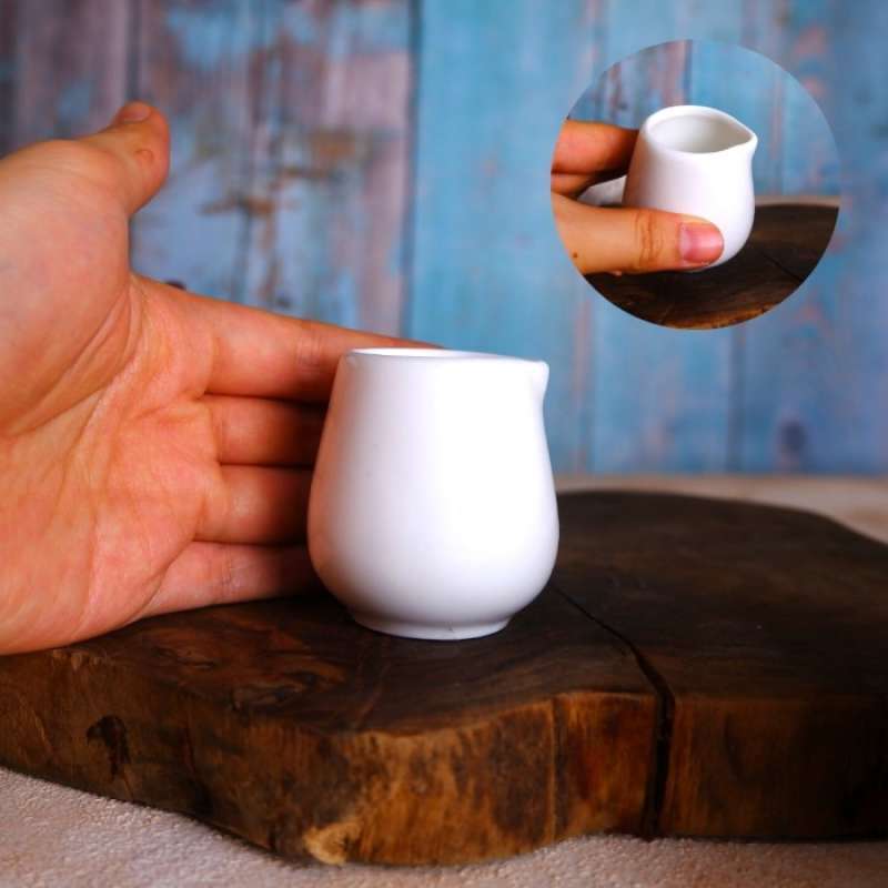 Jual MINI MAITO Porcelain Milk Jug | Teko Susu Kecil Porcelain Keramik ...