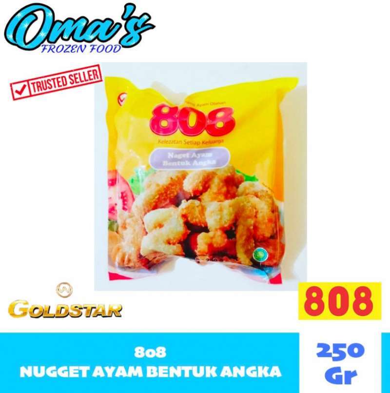 Jual NUGGET ANGKA 808 250 GR BY GOLDSTAR di Seller Oma's Frozen Food ...