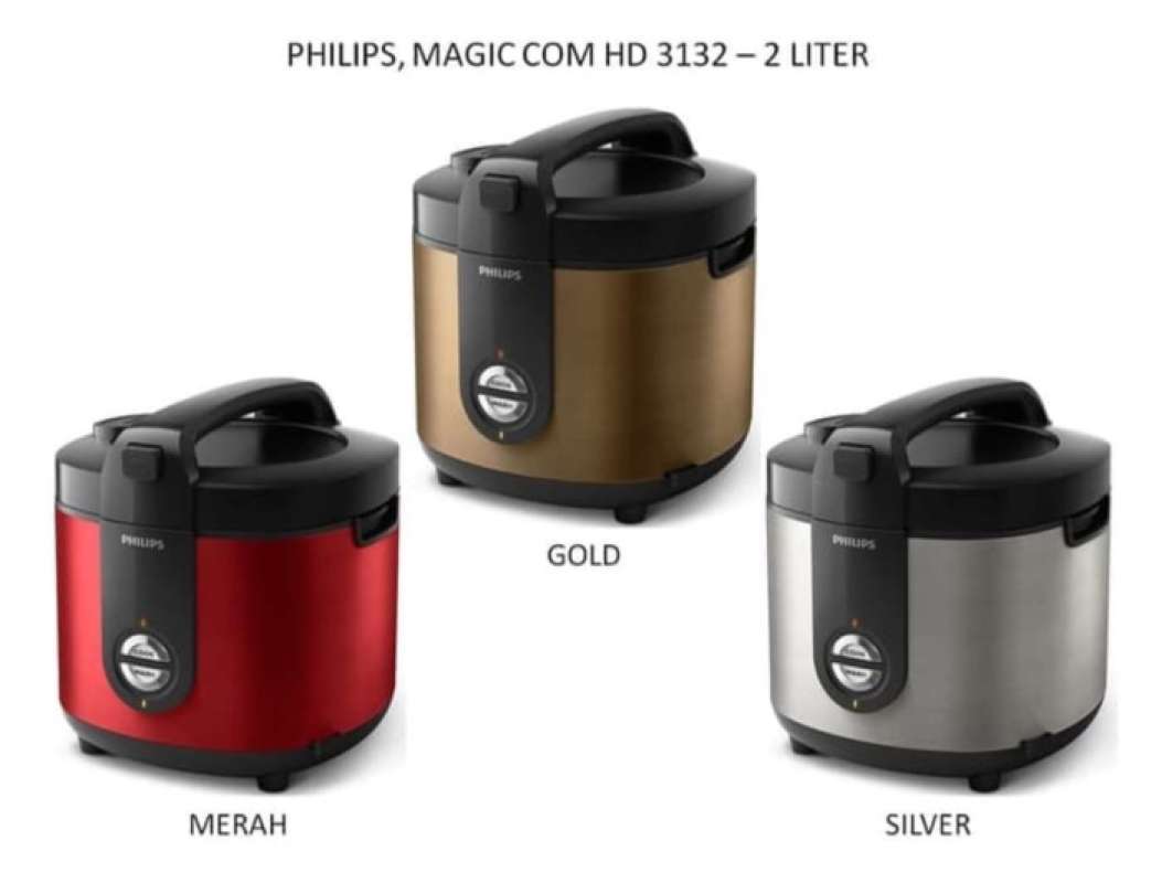 Promo PHILIPS Magicom Rice Cooker Penanak Nasi 2L HD3132 HD-3132 ...