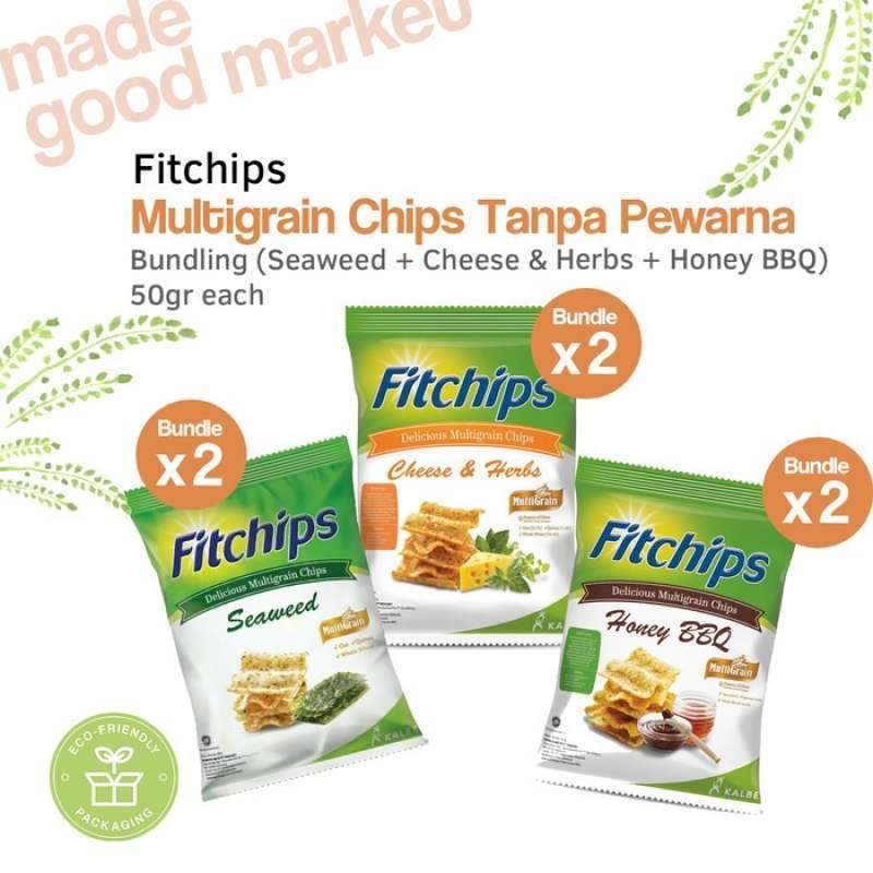 Jual Fitchips Multigrain Chips - Snack Sehat Tanpa Micin Pewarna 50 Gr ...