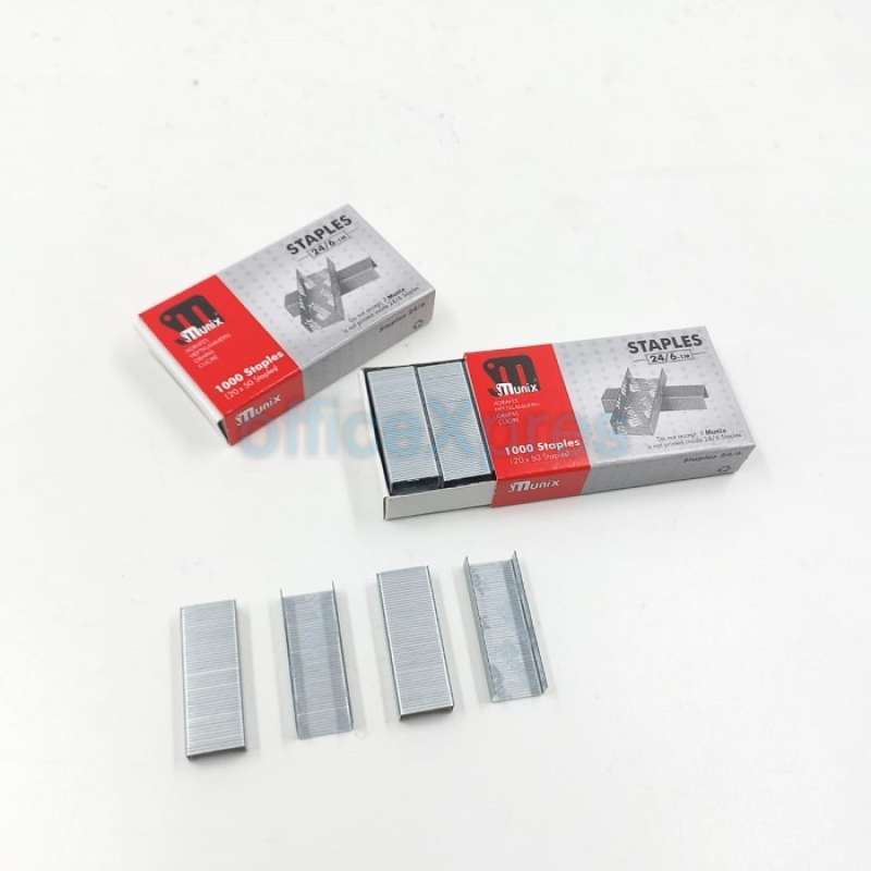 Jual Isi Stapler 24/6 / Isi Staples No.3 / Isi Necis 24/6-1m Munix ... Jual Isi Stapler 24/6 / Isi Staples No.3 / Isi Necis 24/6-1m Munix ...