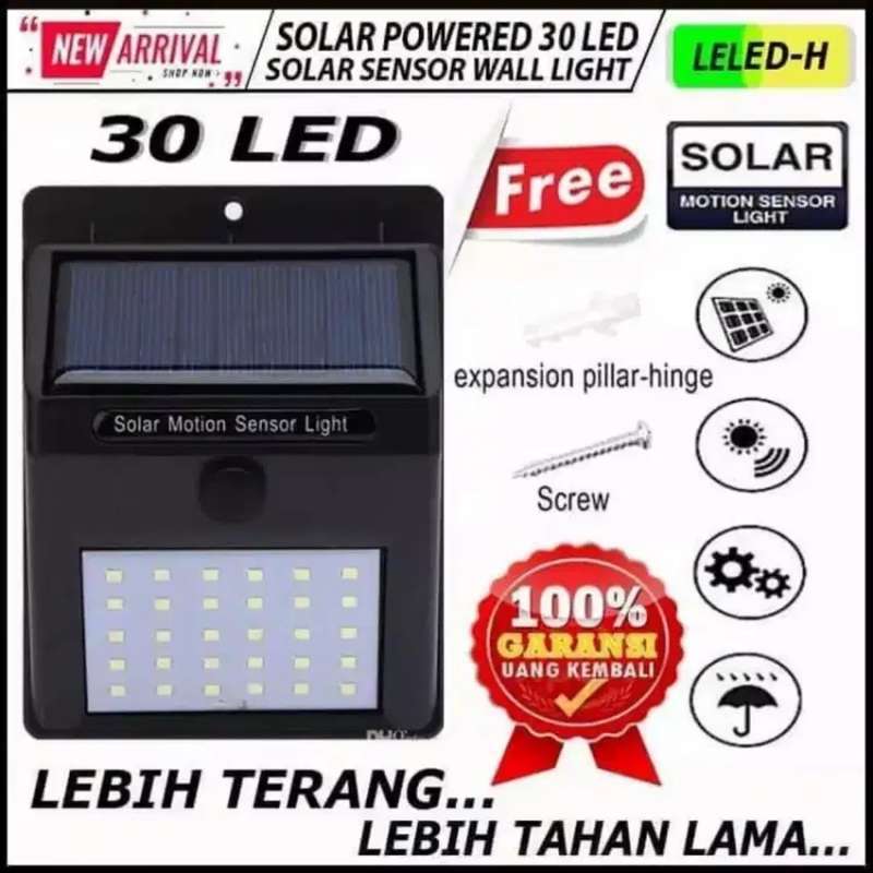 Jual Lampu Taman Sensor Gelap/Sensor Gerak TENAGA SURYA - SENSOR OPTIK ...