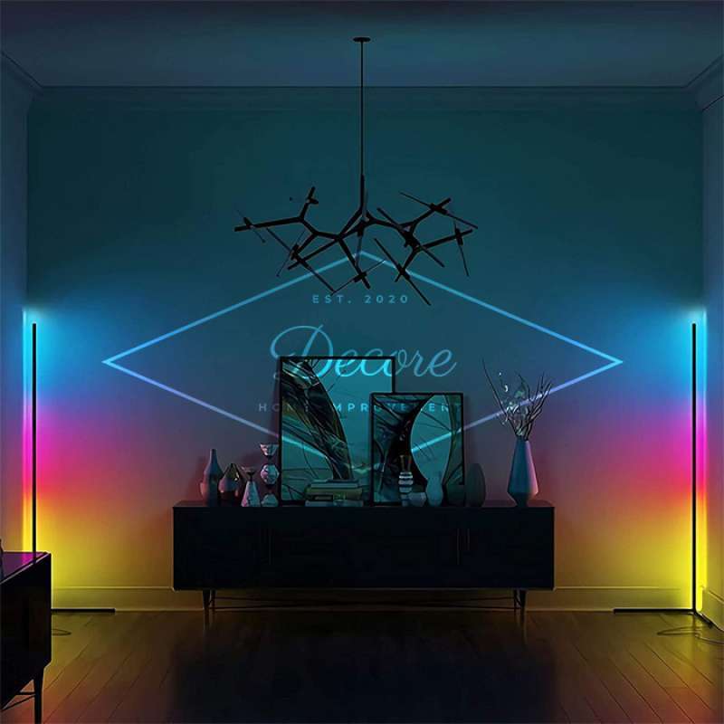 Jual Decore Rgb Led Corner Floor Lamp Lampu Lantai Hias Sudut Ruangan ...