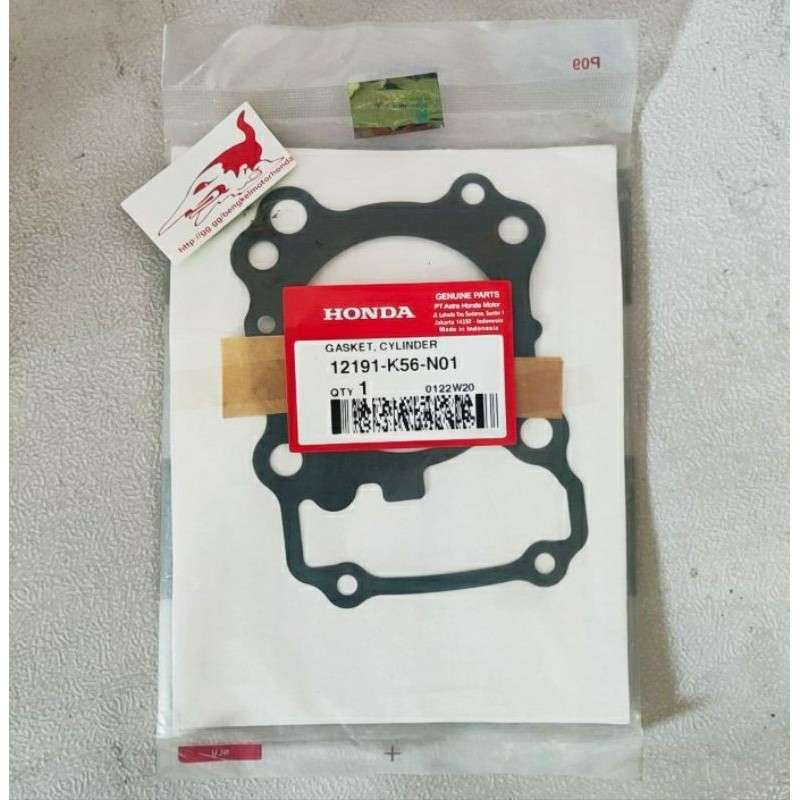 Jual Gasket Cylinder Perpak Seng Paking Blok Seher Supra Gtr Sonic Cb Cbr 150r Led Ori Ahm ...