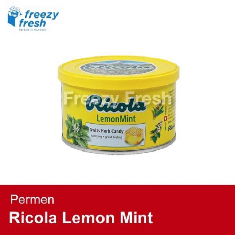 Jual Permen Ricola Kemasan (Kaleng 100 Gram), Rasa Lemon Mint di Seller ...