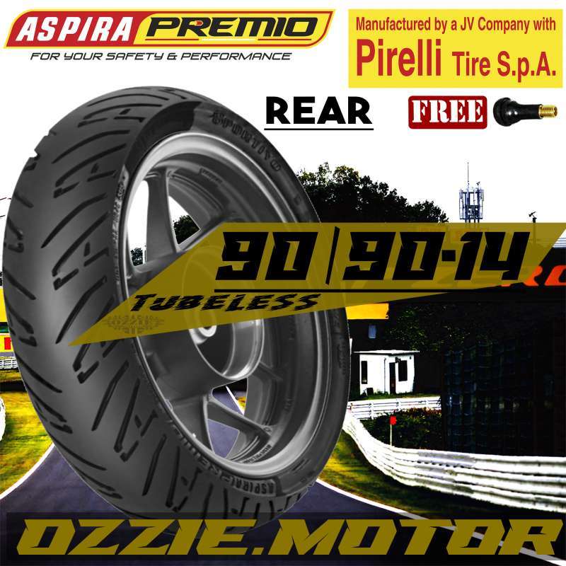 Jual Aspira Premio Sportivo [90 90 - 14] Ban Motor Matik for Mio - Beat Tubeless di Seller Ozzie ...