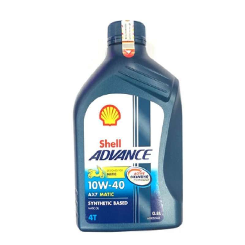 Jual OLI MATIC SHELL ADVANCE 4T AX7 SCOOTER MATIC 10W-40 0.8L (DIJAMIN ...