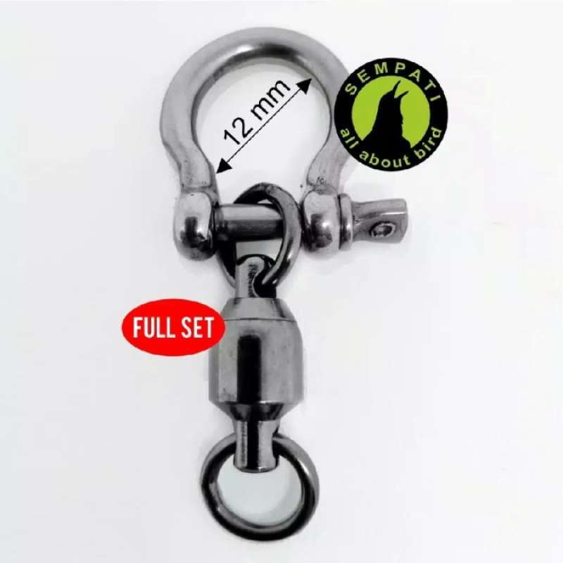 Jual Ring Omega 12 Mm Gelang Rantai Besi Untuk Kaki Burung Bayan Afgey ...