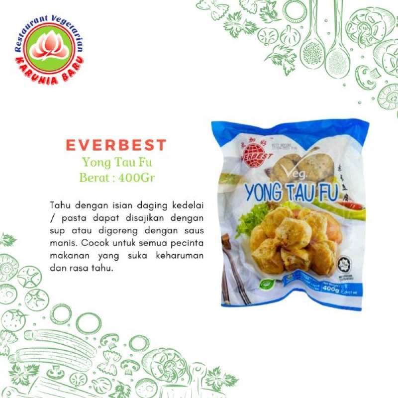 Jual Karunia Baru EVERBEST Yong Tau Fu/Liong Tofu Tahu Isi/Dou Fu ...