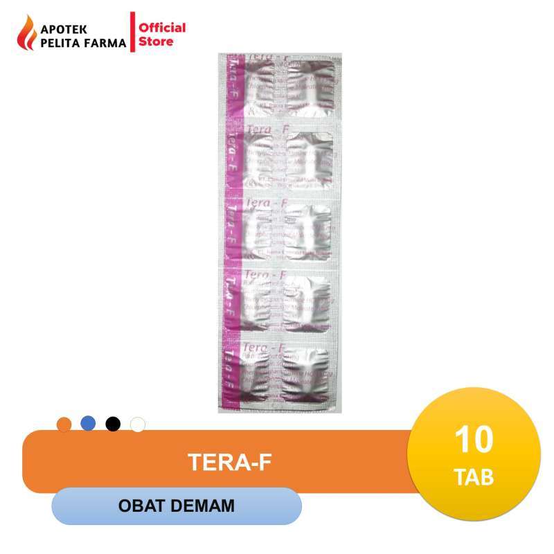 Jual Tera-F Obat Kesehatan [1 Strip/10 Kaplet] di Seller Apotek Pelita ...