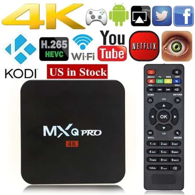 Promo Android TV BOX MXQ-Pro 4K Smart TV Box Media Player - TV BOX ...