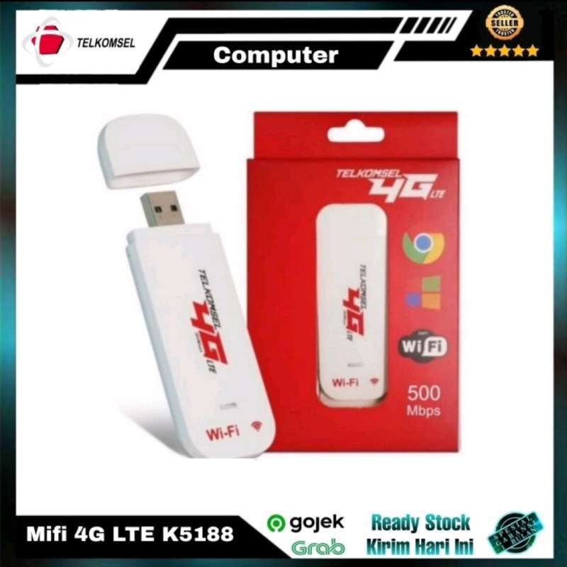 Jual Modem Wifi MiFi K5188 USB Dongle 4G LTE Telkomsel 500Mbps Unlock All GSM Operator di Seller ...