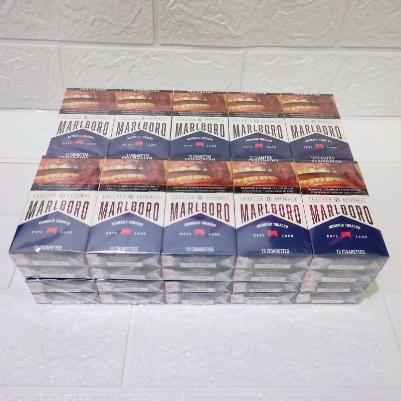 Jual 12 Cigarettes Crafted Authentic Marlboro di Seller BuhanStore ...