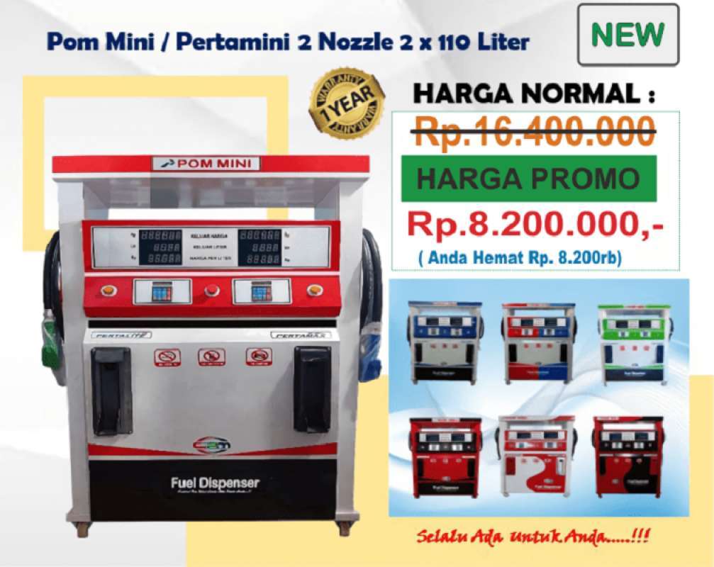 Jual Pom Mini Digital 2 Nozzle 200 Liter Sedang di Seller Yopi Husni ...