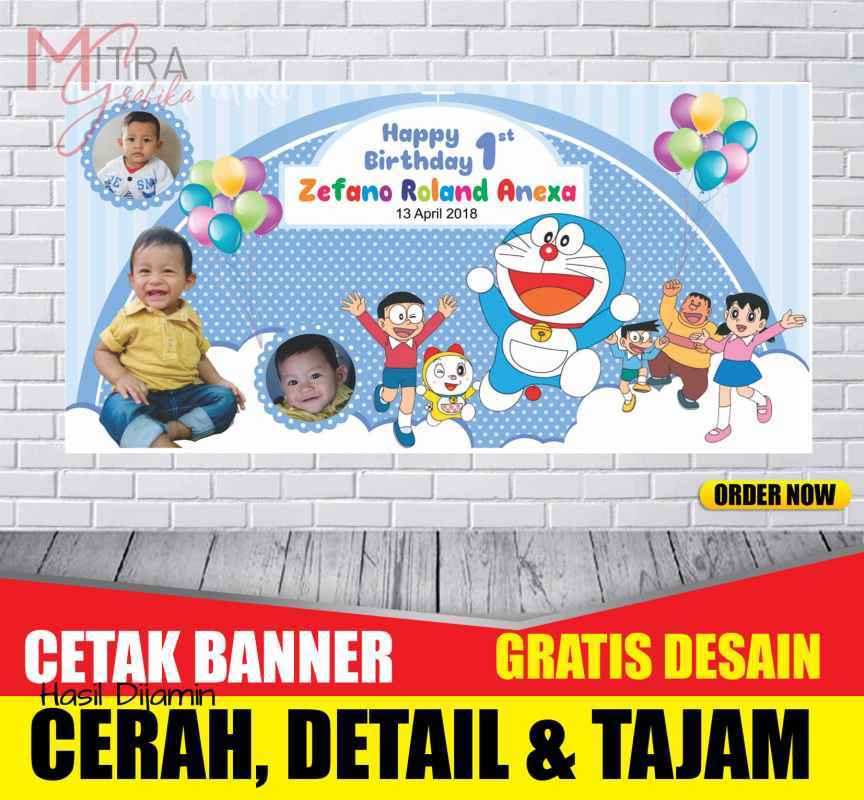 Jual Banner Ulang Tahun Custom/ Spanduk Backdrop Ultah bisa request ...