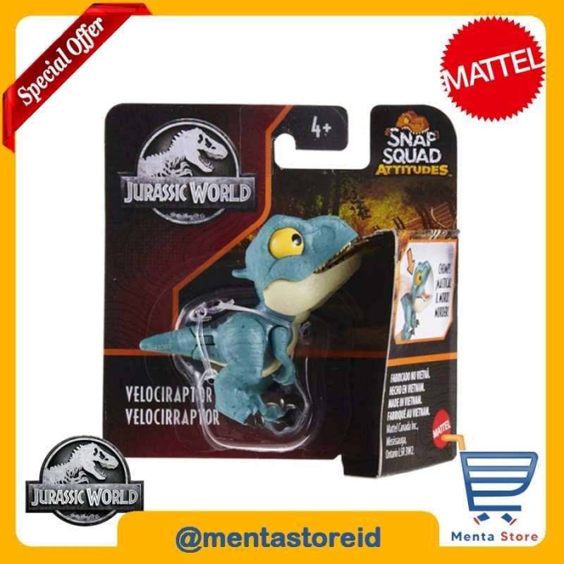Promo Snap Squad Attitudes Velociraptor Blue Diskon 23% di Seller Menta ...