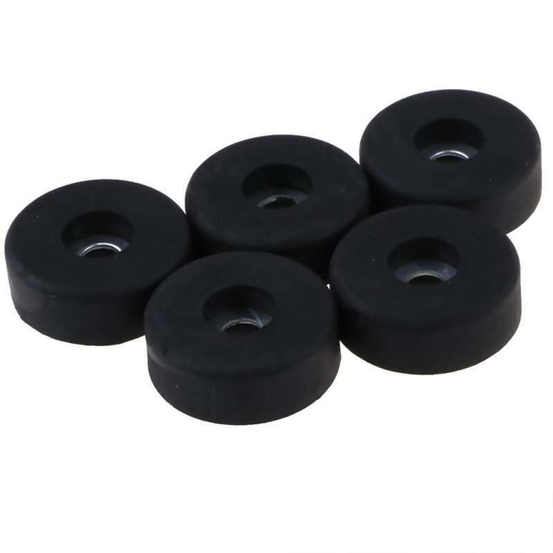 Promo 5 Pack Rubber Feet Bumpers Amplifier Speaker Cabinet Leg Foot ...