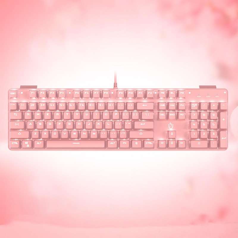 Jual Wired Gaming Keyboard Ergonomic Pink Keyboard For Computer Gamer ...