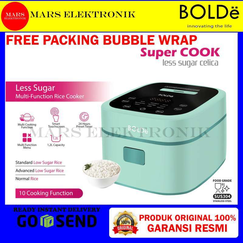 Jual RICE COOKER BOLDE LESS SUGAR CELICA / 1,2 LITER / RICE COOKER ...