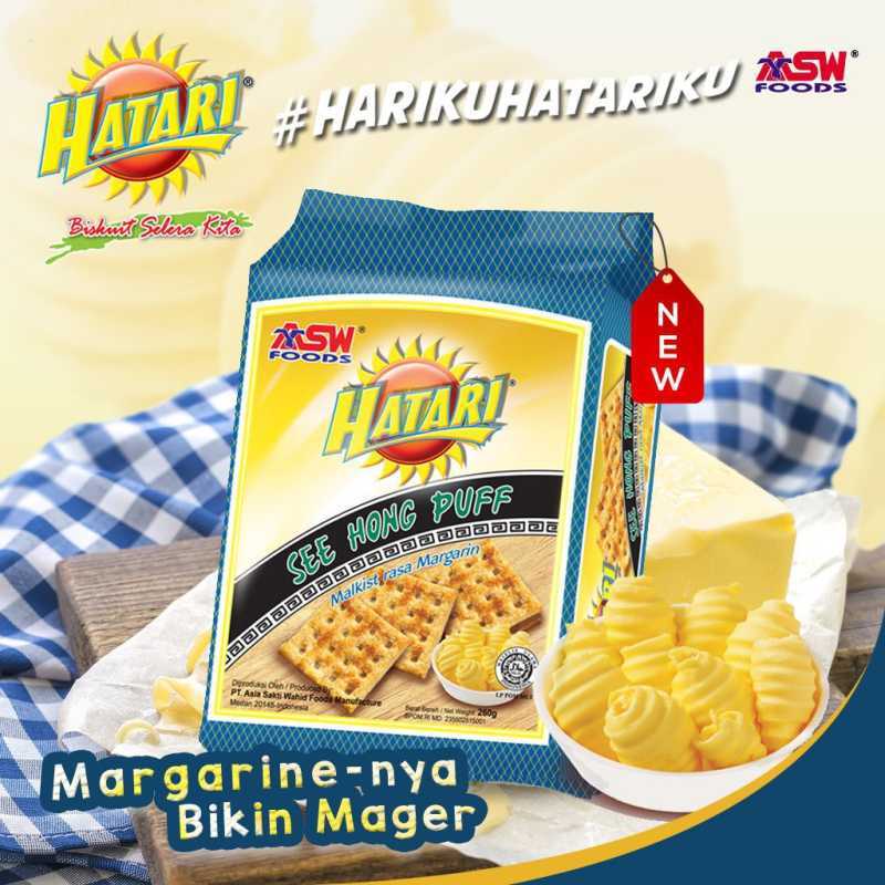 Jual Hatari See Hong Puff 260gr / Roti Gabin Hatari - Margarine di Seller Liana Grocery - Rawa ...