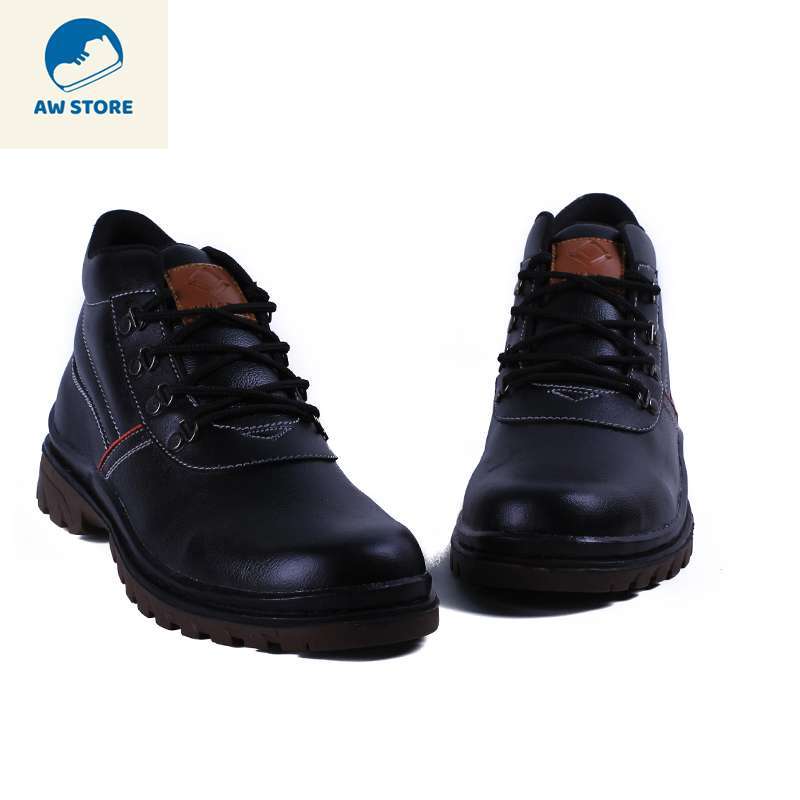 Jual Sepatu Safety Ujung Besi Boots Pria Shenron Di Seller Sepatu Pria ...